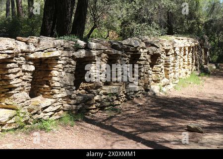 Reportage at Cornillon-Confoux : Greco-Roman wall of bees Stock Photo ...