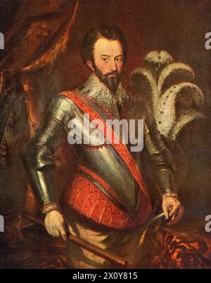 Full length Portrait of Sir Walter Raleigh (1552-1618) English explorer ...