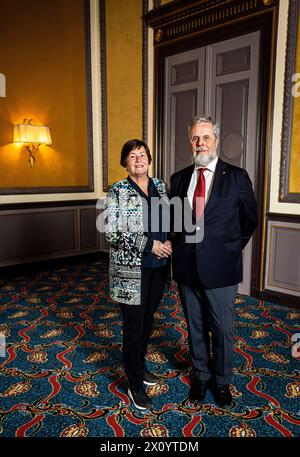 Borwin, Duke of Mecklenburg and Alice, Duchess of Mecklenburg arrive ...