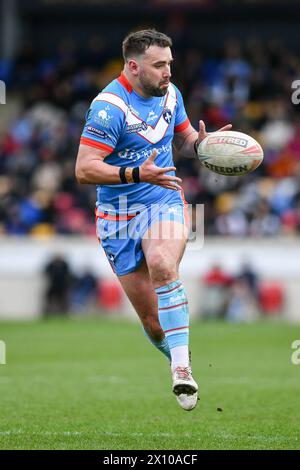 York, England - 14th April 2024 Wakefield Trinity's Isiah Vagana. Rugby ...