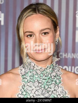 Brie Larson attends the 2024 Breakthrough Prize Ceremony at Academy ...