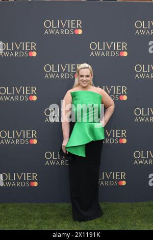 Zoe Roberts attends Olivier Awards 2024 with Mastercard at Royal Albert ...
