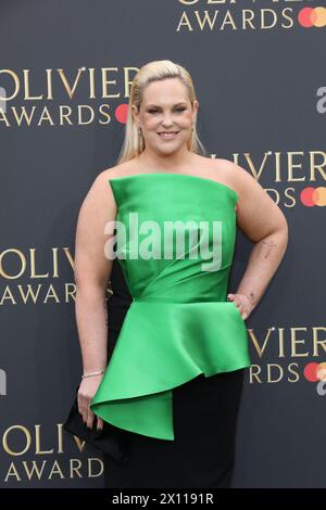 Zoe Roberts attends Olivier Awards 2024 with Mastercard at Royal Albert ...