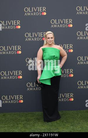 Zoe Roberts attends Olivier Awards 2024 with Mastercard at Royal Albert ...