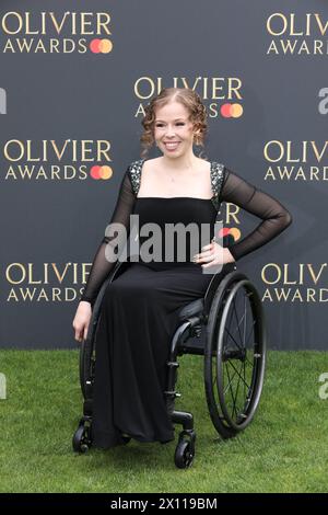 Amy Trigg attends Olivier Awards 2024 with Mastercard at Royal Albert ...
