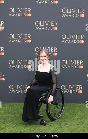 Amy Trigg attends Olivier Awards 2024 with Mastercard at Royal Albert ...