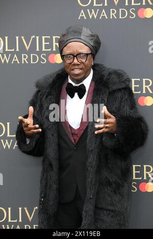 Jonzi D attends Olivier Awards 2024 with Mastercard at Royal Albert ...