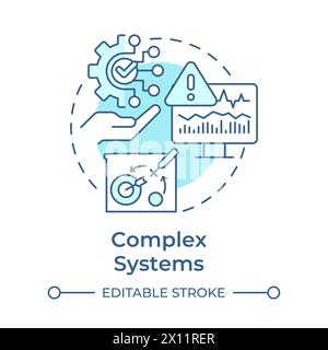 SCADA soft blue concept icon Stock Vector Image & Art - Alamy