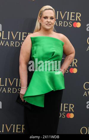 Zoe Roberts attends Olivier Awards 2024 with Mastercard at Royal Albert ...