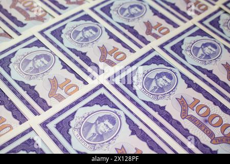 Tickets of the MMM, circa 1994. The financial pyramid of MMM was ...