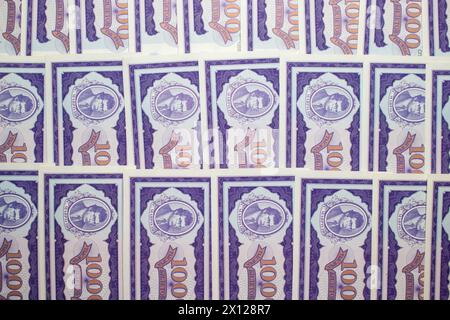 Tickets of the MMM, circa 1994. The financial pyramid of MMM was ...