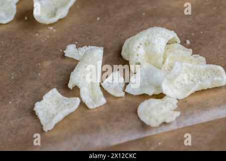 Crisps. Crisps with spices. Potato chips. Crisps close-up Stock Photo ...