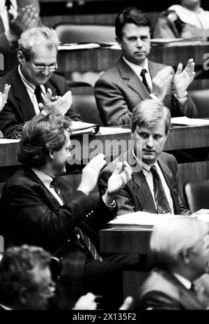Vienna on March 15th 1990: Siegfried Dillersberger (Austrian Freedom ...