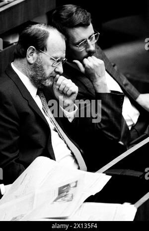Vienna on March 15th 1990: Siegfried Dillersberger (Austrian Freedom ...