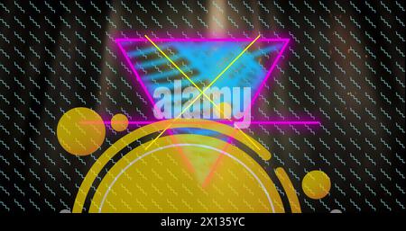 Image of light trails over black background Stock Photo - Alamy