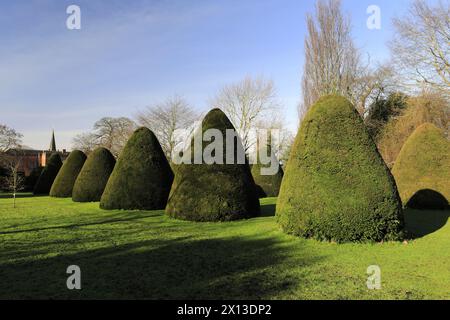 The gardens at Holme Pierrepont Hall, Nottinghamshire, England, UK ...