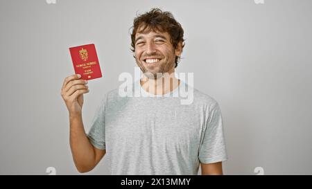 pure confidence. handsome guy isolated on white. confident male boss ...