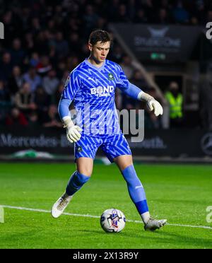 Michael Cooper of Plymouth Argyle in action during the Sky Bet ...
