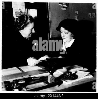 AN ARMY RECORDS OFFICE - Mrs. Cartwright leaves the Records Office a ...