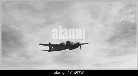 The RAF Mosquito Mark II, a light bomber adapted for fighter and ...