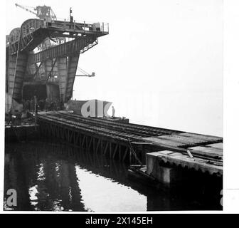 PERMANENT RAMP BRIDGE FOR TRAIN FERRY - Connecting ramp to ship British ...