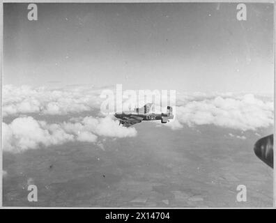 THE HALIFAX MK II - Picture (issued 1943) shows - Air shots of a ...