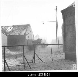 Flail tanks of the 79th Armoured Division carry out assaults on landing ...