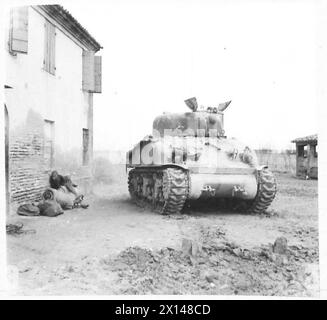 EIGHTH ARMY : VARIOUS - Sherman tanks of the 9 Armoured Brigade rear ...