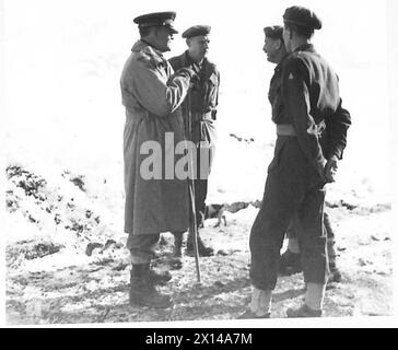Senior officers of the Fifth Army visit the Anzio bridgehead, including ...