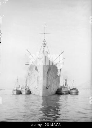 On 21 May 1942, SS Queen Mary, a former luxury liner converted into a ...