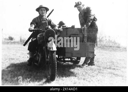 ROYAL SCOTTISH FUSILIERS AT FRINTON - The tank hunting patrol. Seen ...