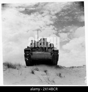 TANKS IN THE DESERT - These tanks seen going up to the forward ...