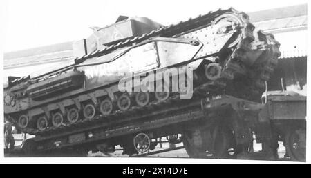 Experimental armored fighting vehicle ramps are tested and used by the ...