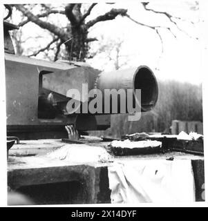 Churchill tanks of the 79th Squadron, 3rd Division, are equipped with ...