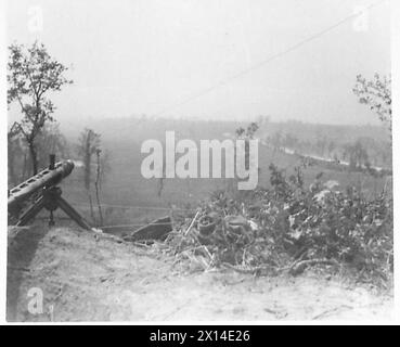 ITALY : GERMAN POSITIONS IN THE GUSTAV LINE - Another German Spandau ...