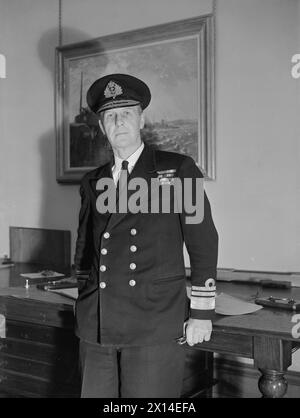 THE THIRD SEA LORD. JANUARY 1944, ADMIRALTY. VICE ADMIRAL SIR W ...