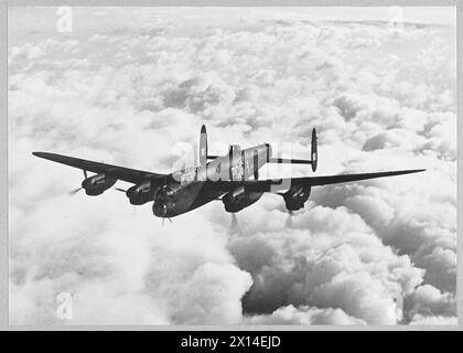 An Avro Lancaster B Mark III of No. 619 Squadron RAF based at Coningsby ...