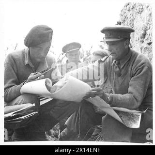 EIGHTH ARMY : ON THE OUTSKIRTS OF THE HITLER LINE - Just behind a ...