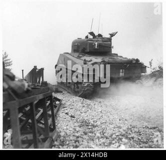 EIGHTHARMY : THE ASSAULT ON THE GUSTAV LINE - Sherman tanks wait on the ...