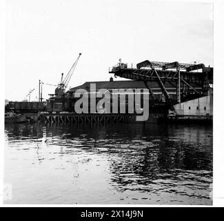 PERMANENT RAMP BRIDGE FOR TRAIN FERRY - Connecting ramp to ship British ...