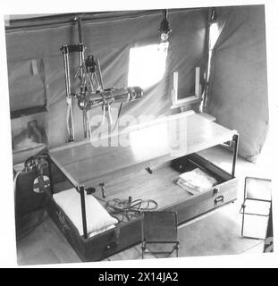 PHOTOGRAPHS TAKEN OF A NEW X-RAY (INDIAN) MOBILE UNIT - A patient on ...