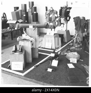 Equipment exhibition at the Royal Ordnance Depot features photographs ...