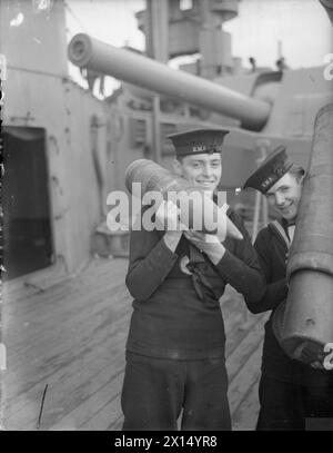 ON BOARD HMS RODNEY. SEPTEMBER 1940, ON BOARD THE BATTLESHIP AND IN PORT. - The biggest and ...