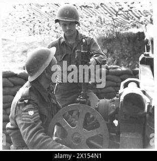 FIFTH ARMY : BIG GUN ON THE CASSINO FRONT - Gnr. E. Millington tries ...