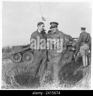 COMMANDER IN CHIEF FOLLOWS BIG EXERCISE IN TANK - General Sir Bernard ...