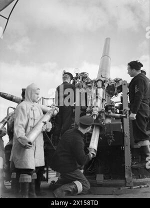 On Board the Destroyer HMS Pathfinder. 25 April 1942. Activities on ...