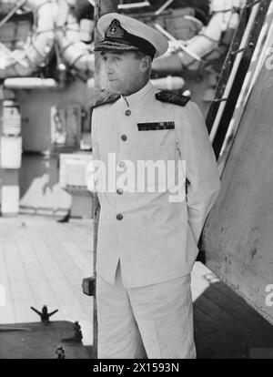 Vice Admiral Sir Bernard Rawlings, who is Commander of the British ...