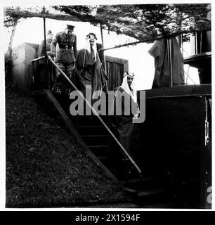 Emir Feisal bin 'Abd al-'Aziz and Saudi Arabian Minister Sheikh Hafiz ...