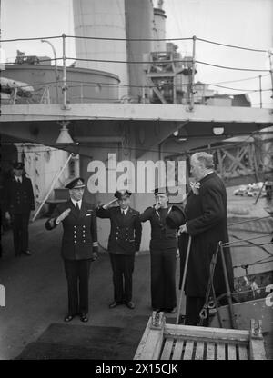 VISIT OF AUSTRALIAN PRIME MINISTER TO PLYMOUTH. 22 MARCH 1941, MR R G ...