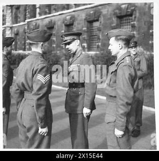 HOME GUARD DIRECTOR INSPECTS ARMY CADET FORCE - Cadets march past Major ...